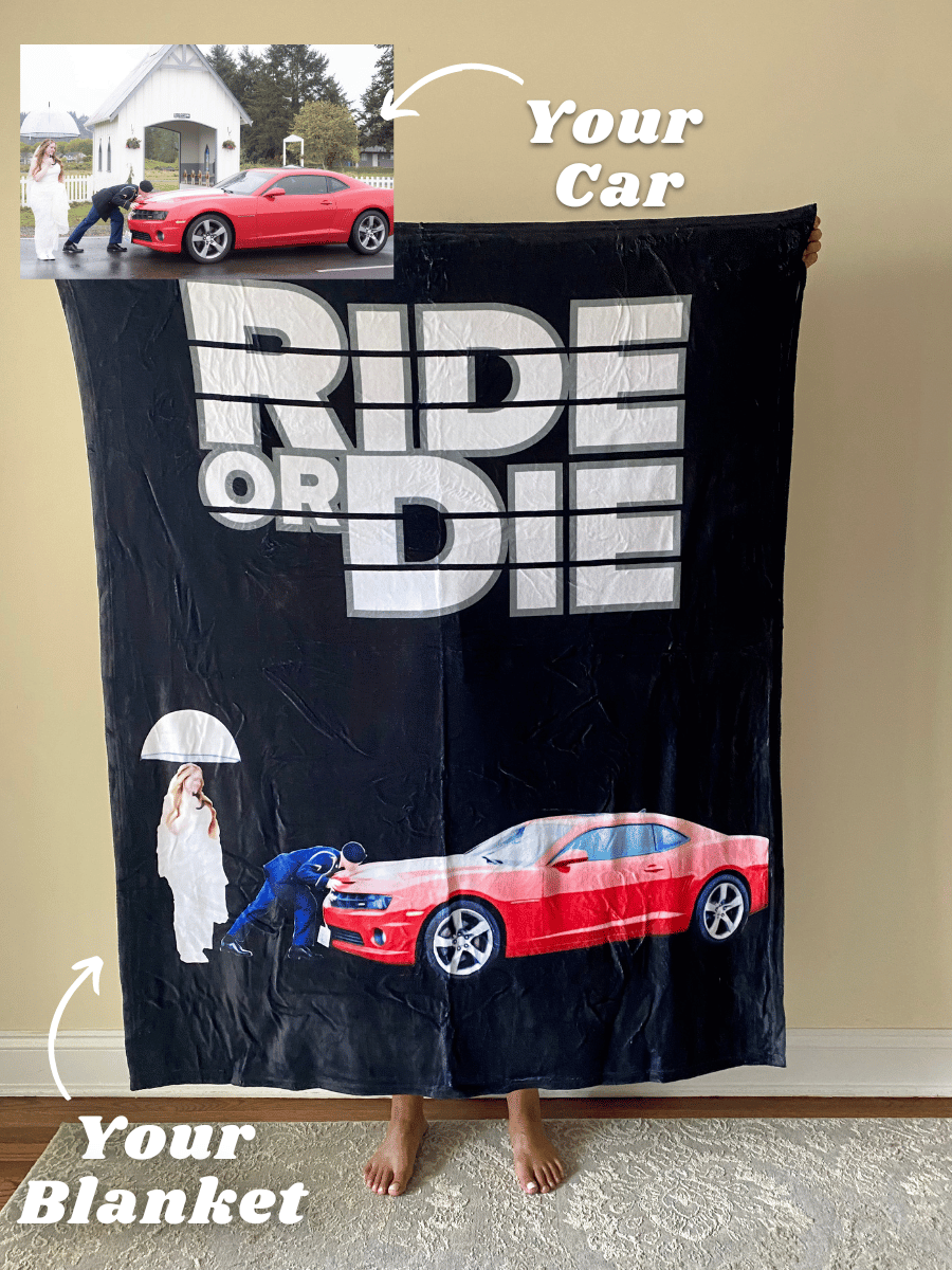 Ride or Die Car Fleece Blanket - Best Gift For Car Lovers – My Car Blanket